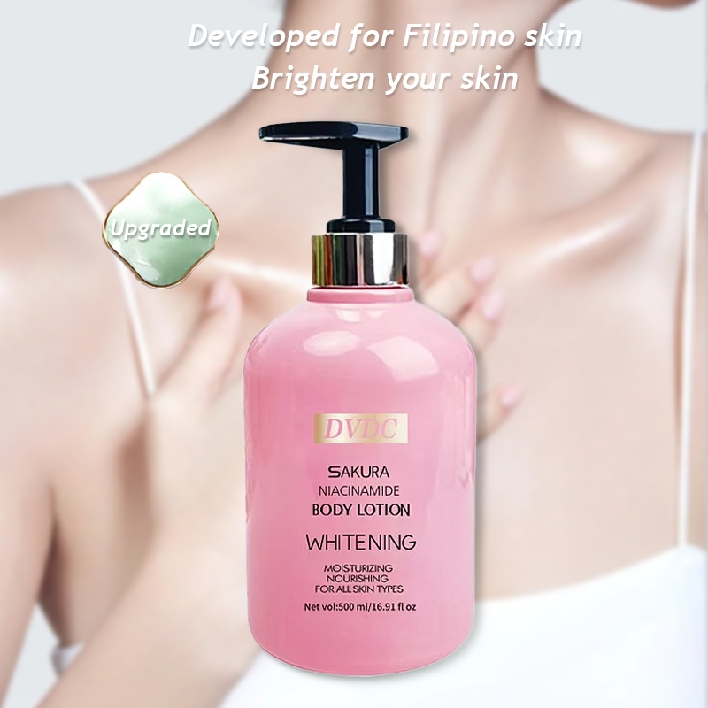 Niacinamide body lotion sakura blossom care whitening lotion cherry extract moisturizing ...