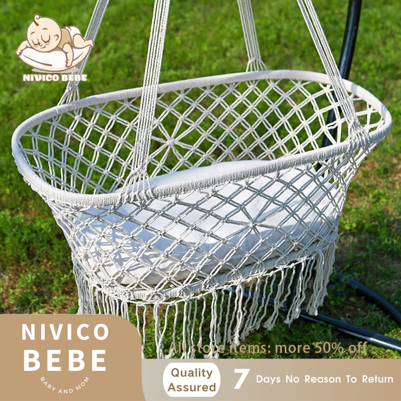 NIVICO BEBE Duyan for Baby With Stand 0-1 Year Long Handle Foldable ...