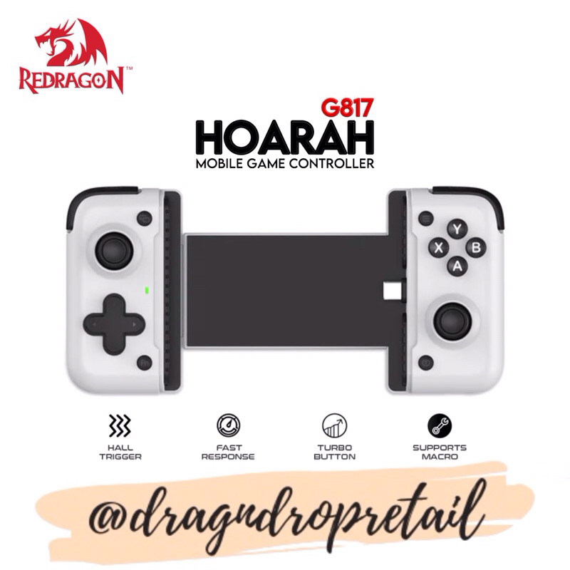 REDRAGON HOARAH Mobile Game Controller, Wired/Wireless Stretchable ...