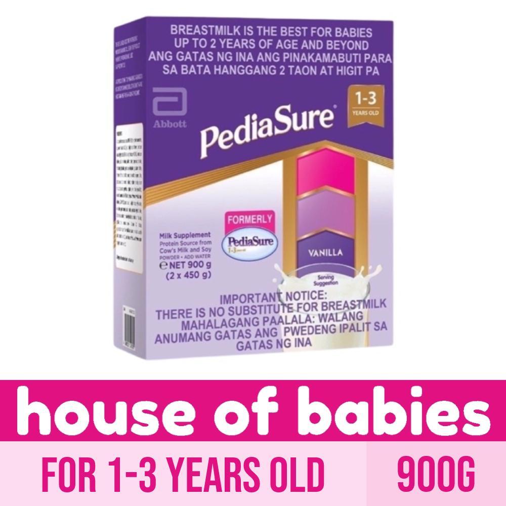 Pediasure Vanilla 900g for 1-3 Years Old Milk Supplement | Shopee ...
