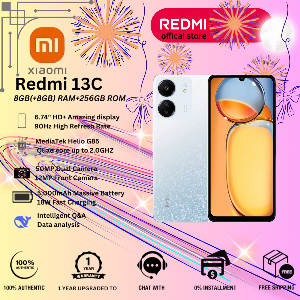 Redmi 13C 5G | Smartphone | 8 RAM + 256ROM | 6.74Inch Display | 50MP ...
