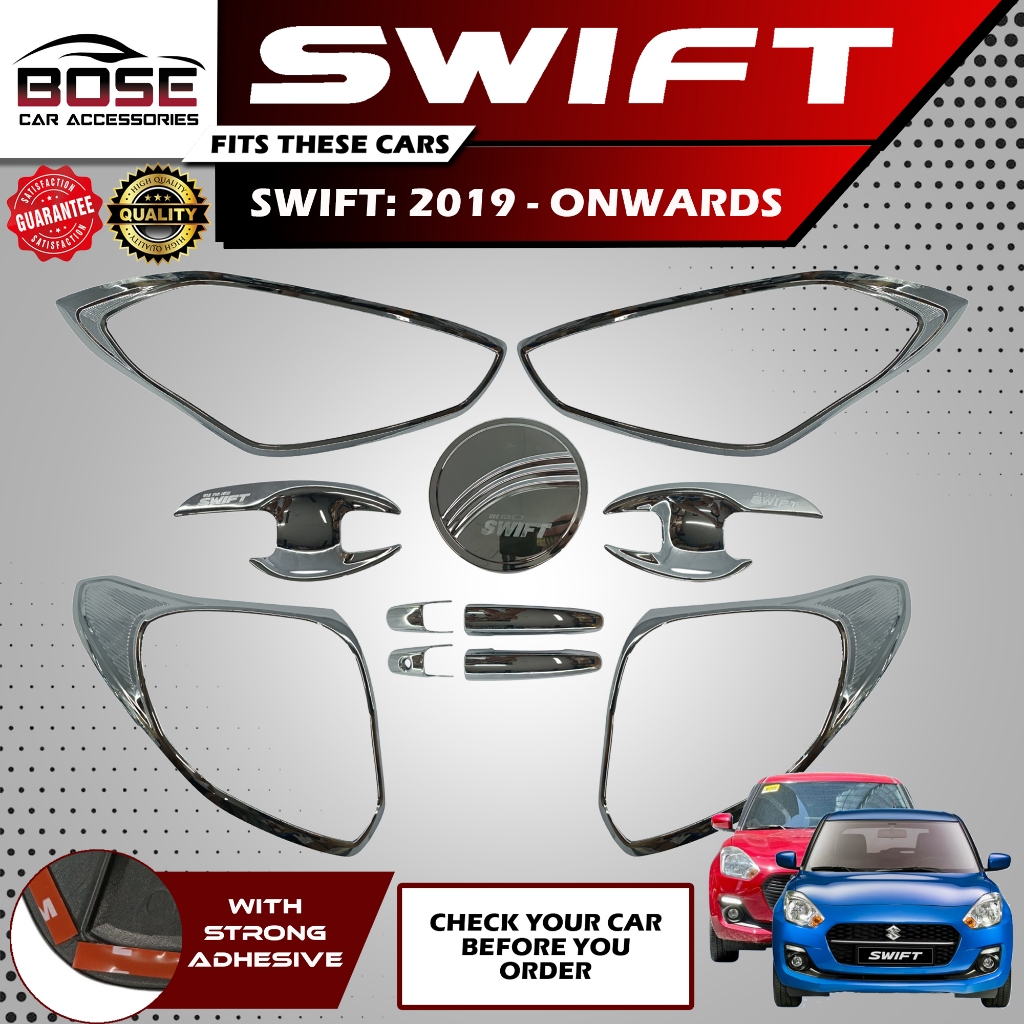 Suzuki Swift 2018 - Onwards Garnish Set Chrome / Suzuki Swift ...