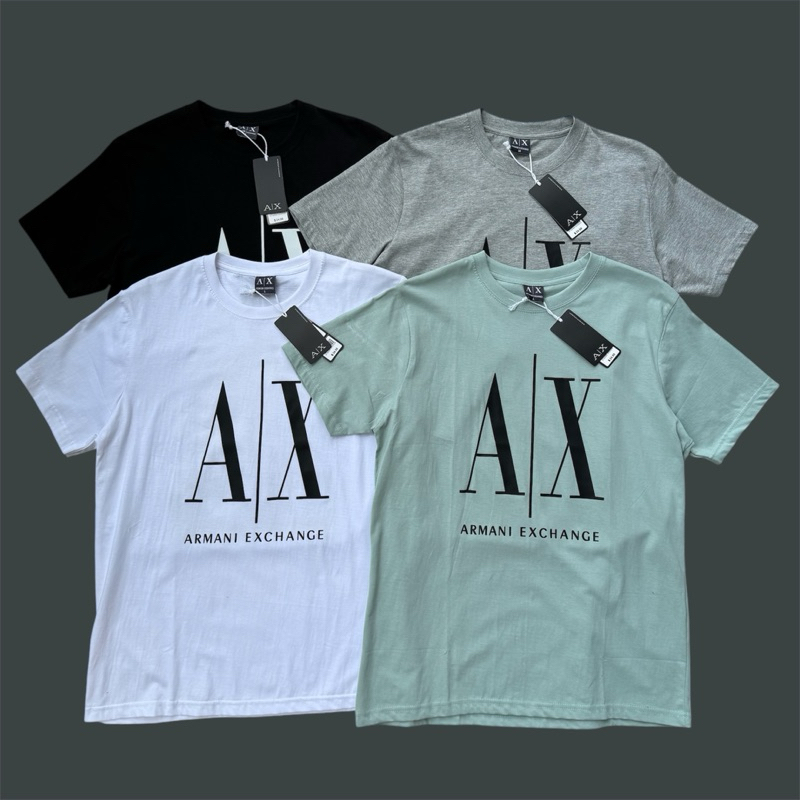 AX Crewneck Men's Cotton T-shirt | Shopee Philippines