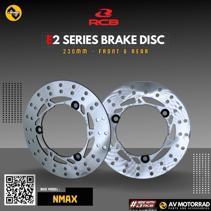 RCB E2 Series Brake Disc 230mm Nmax & Aerox | Shopee Philippines