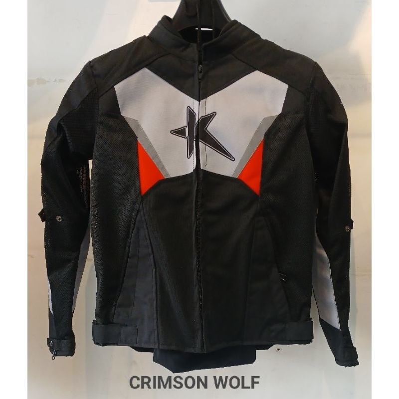 CRIMSON WOLF RIDING PADDED JACKET | Shopee Philippines