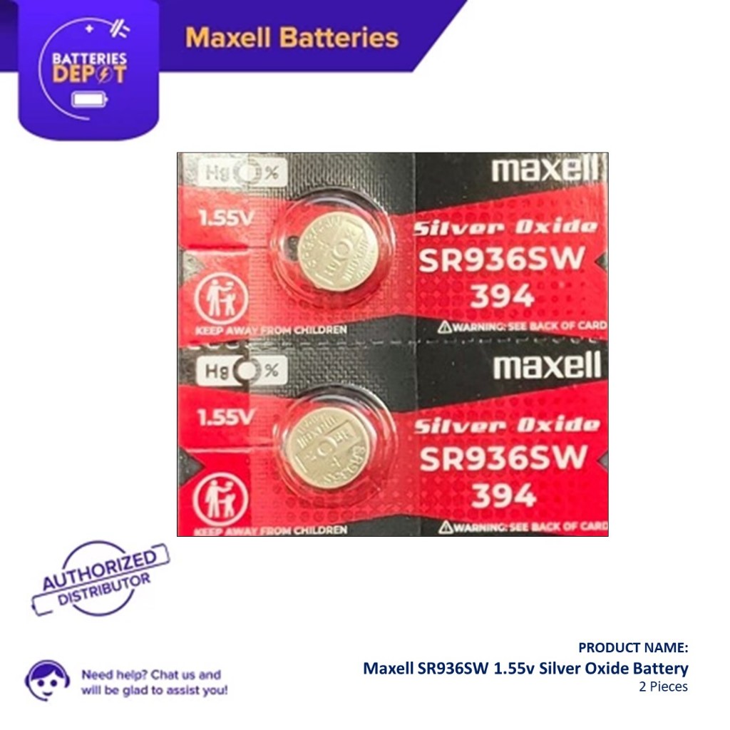 Maxell SR936SW Silver Oxide Battery (sold by piece) | Shopee Philippines