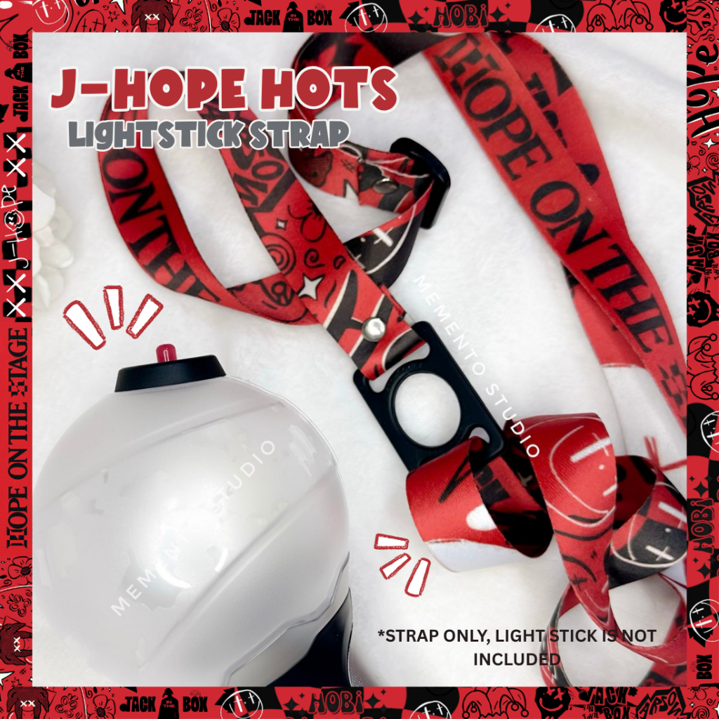 BTS J-Hope Hope on the stage HOTS Army Bomb Light Stick Strap Lanyard ...