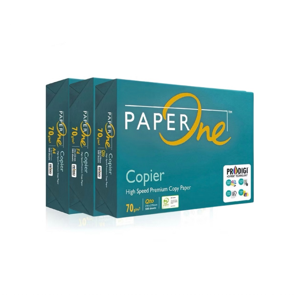 Paper One Bond Paper Short / A4 / Long 70gsm 500 Sheets | Shopee ...