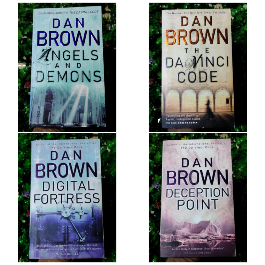 [Set of 4] DAN BROWN Set / The Da Vinci Code, Angels And Demons, Etc. (MMPB / Preloved) | Shopee ...