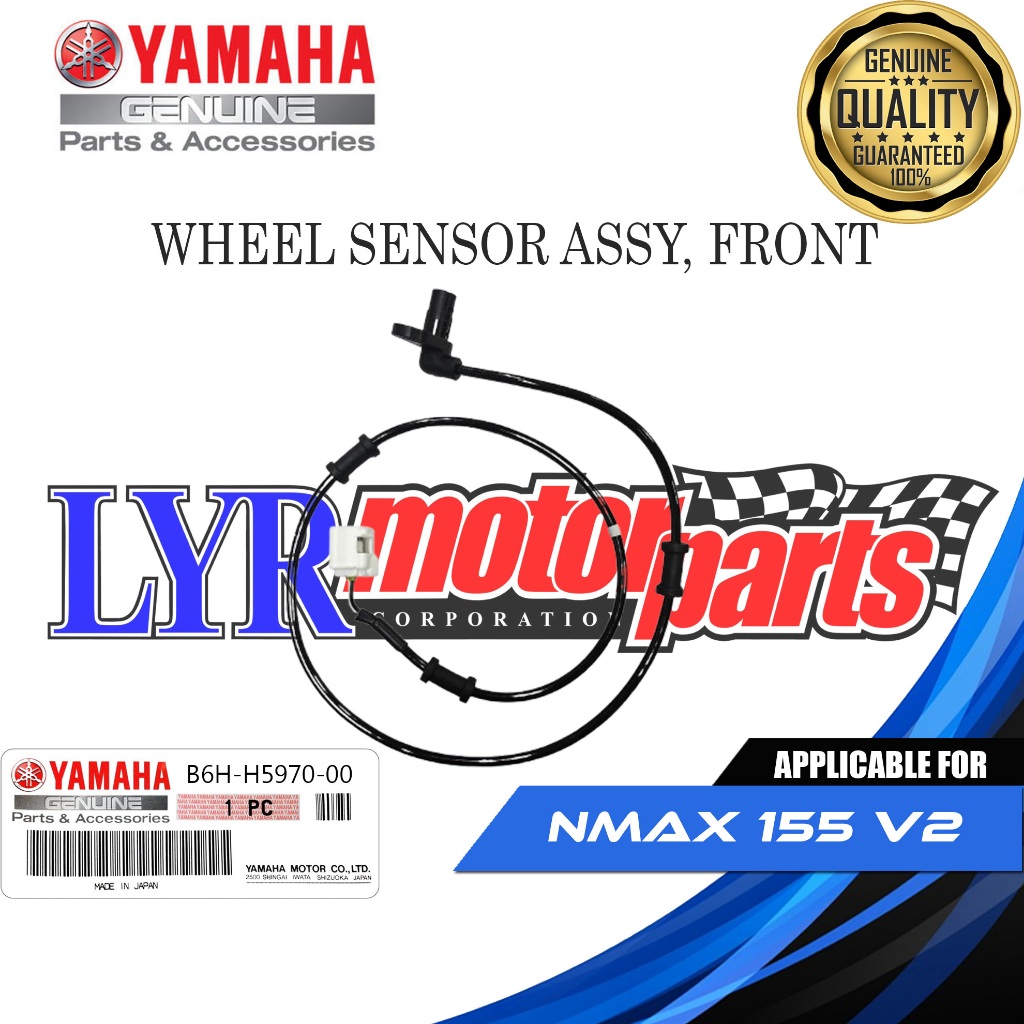 YAMAHA GENUINE WHEEL SENSOR ASSY, FRONT ABS FOR NMAX 155 V2 / AEROX 155 ...