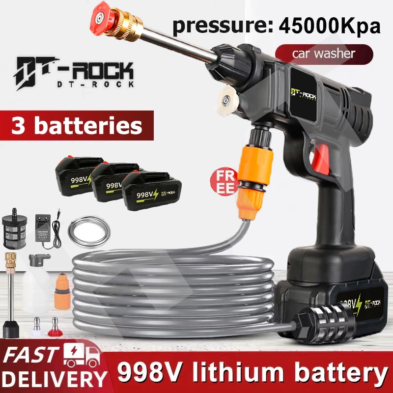 DT-ROCK 998VF Pressure Washer Cordless Car Wash Kit- 998VF Lithium ...