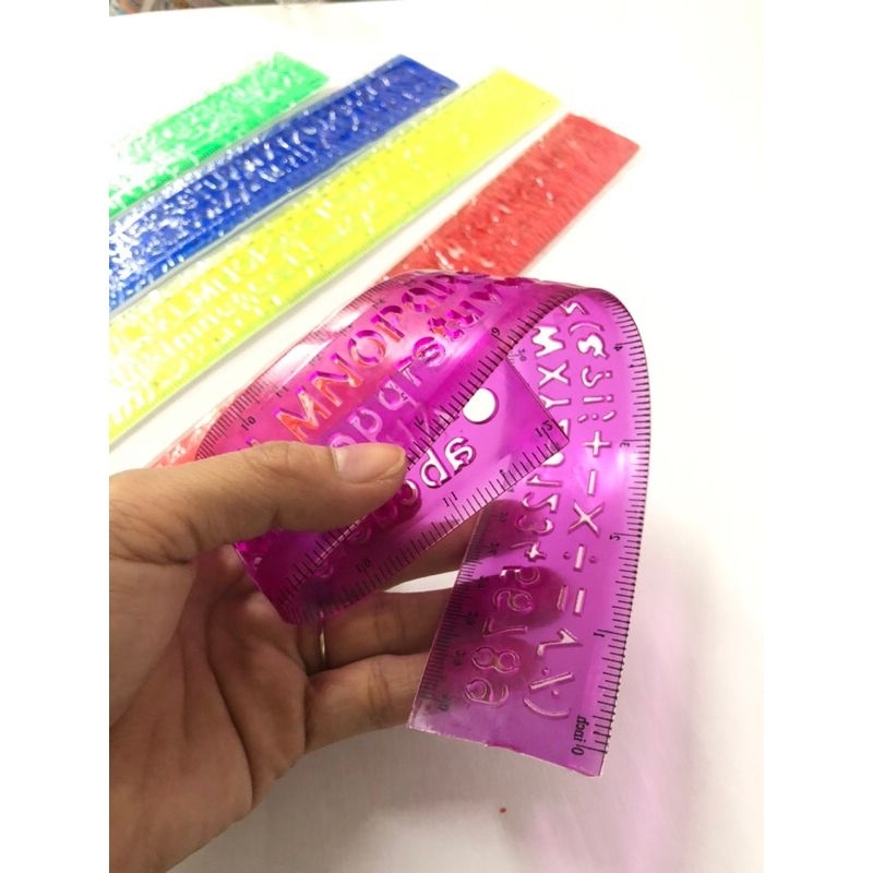Ruler flexible unbreakable 12 inches | Shopee Philippines