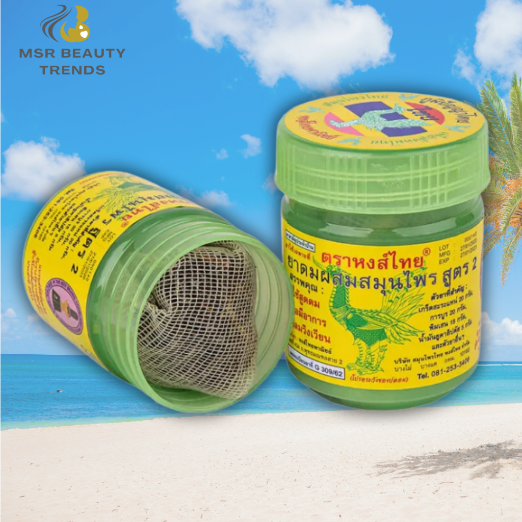 ORIGINAL HONGTAI Inhaler For Nose Herbal Thailand 40g Asthma Vertigo ...