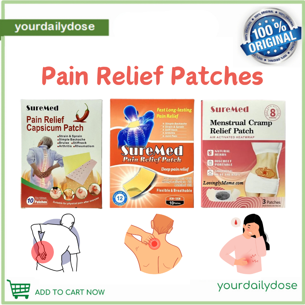 SureMed Pain Relief Patches | Shopee Philippines