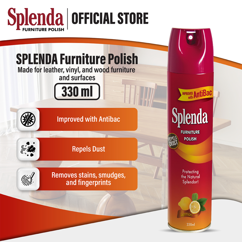 Splenda Furniture Polish 330 ml | Shopee Philippines