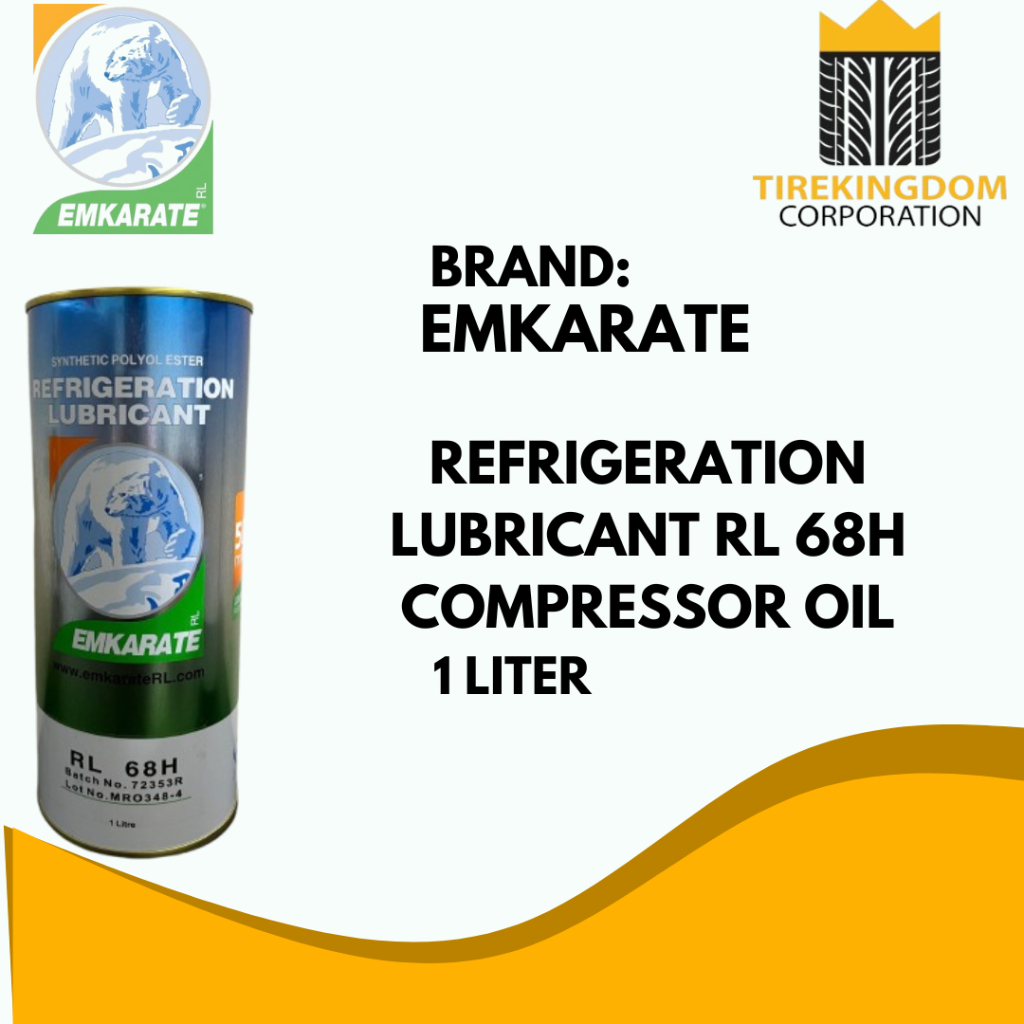 Emkarate Refrigeration Lubricant RLl 68H Compressor Oil 1L | Shopee ...