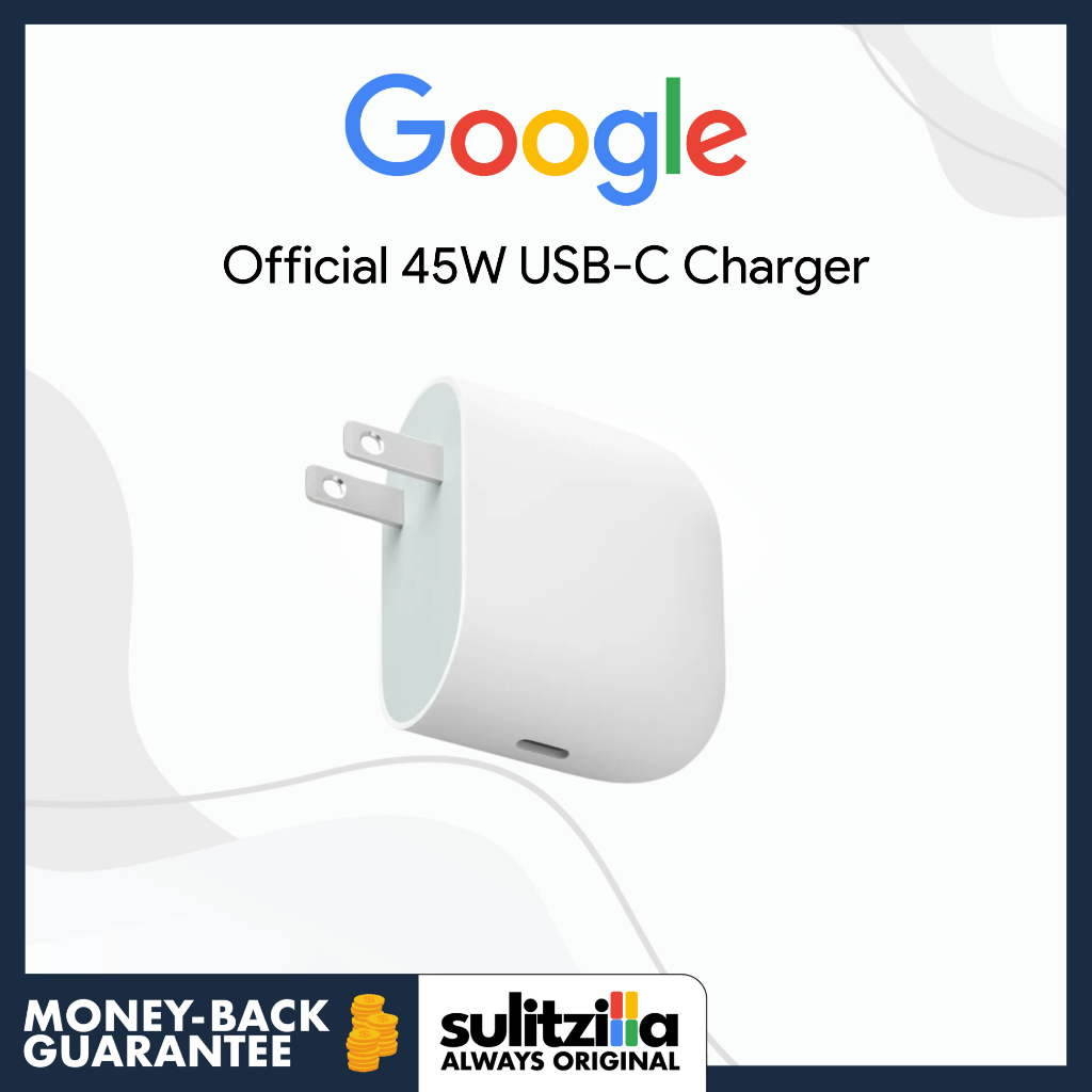Original Google 45W USB-C Power Charger Fast-Charging | Shopee Philippines