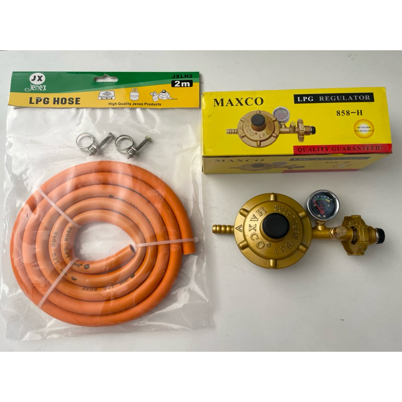 LPG Regulator with Level Gauge and Safety Relief push pin and optional ...