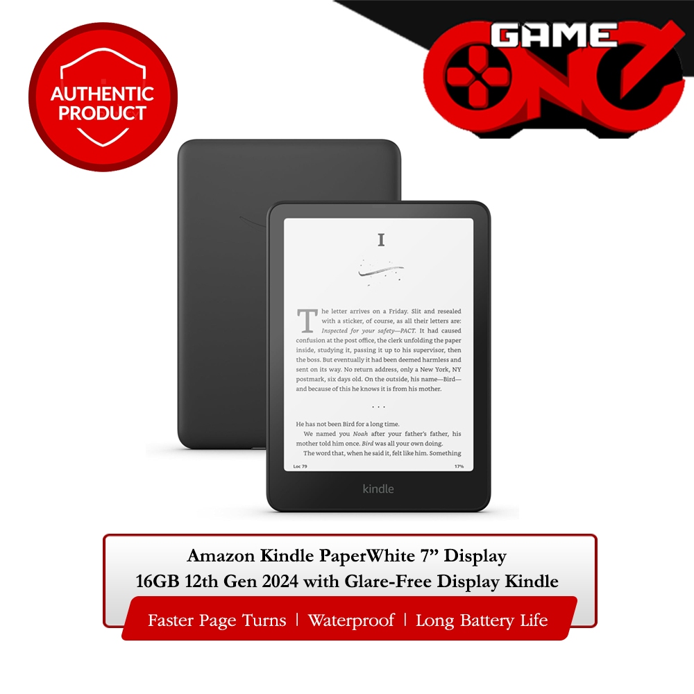 Amazon Kindle PaperWhite 7" Display 16GB 12th Gen 2024 Glare-Free ...