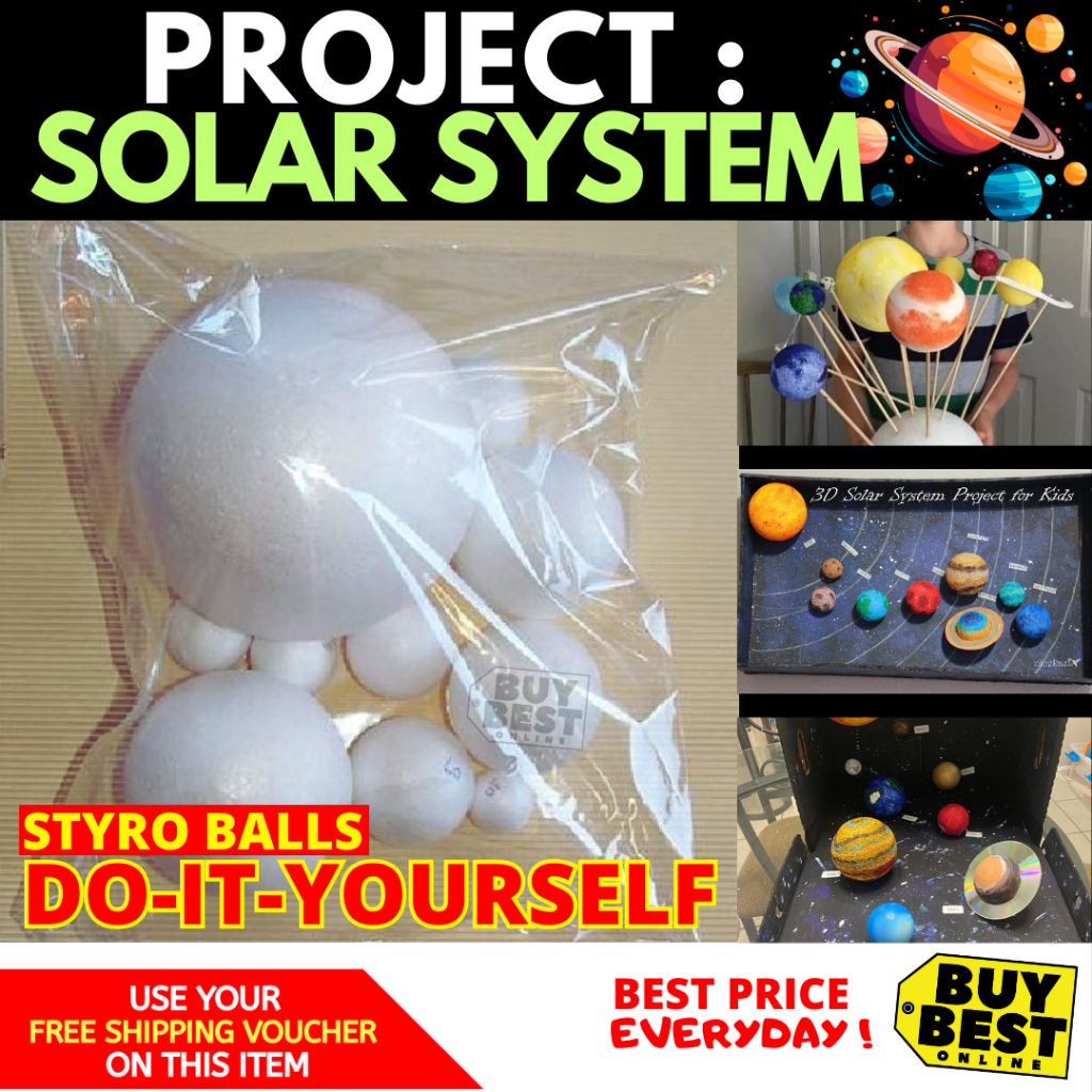 Styro Balls Solar System School Project | Shopee Philippines