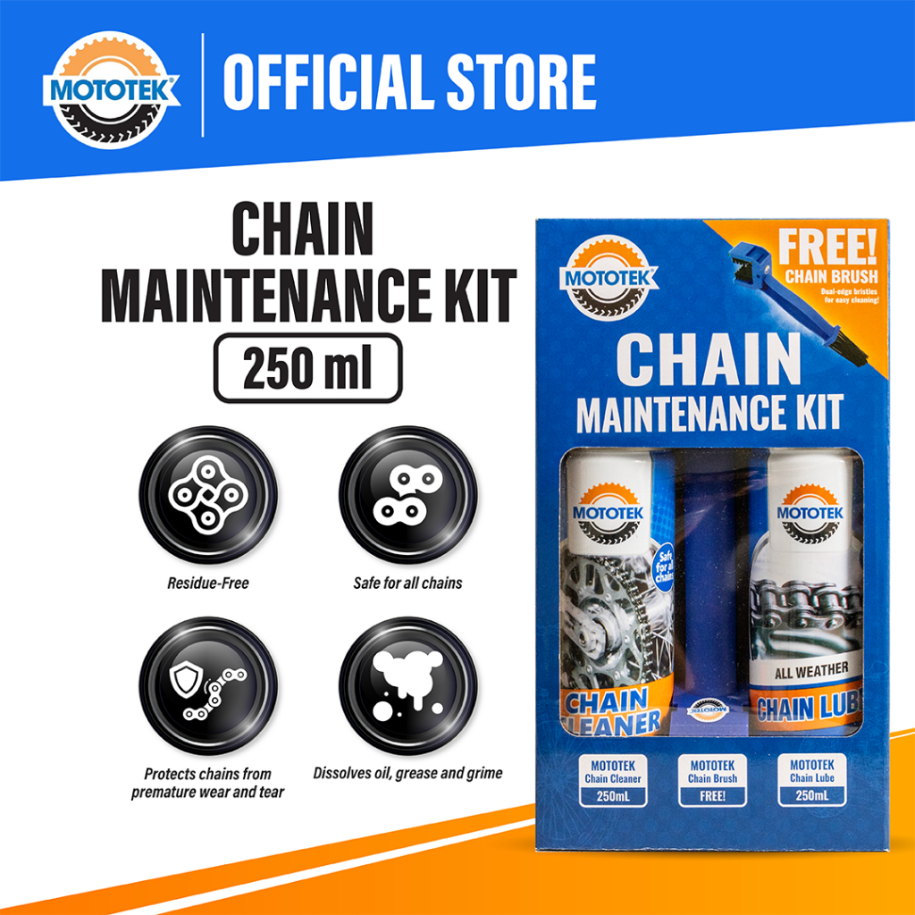 MOTOTEK Chain Maintenance Kit | Shopee Philippines