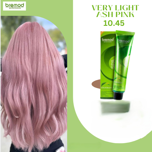 10.45 Very Light Ash Pink Color and Oxidizing Cream Bremod Performance ...