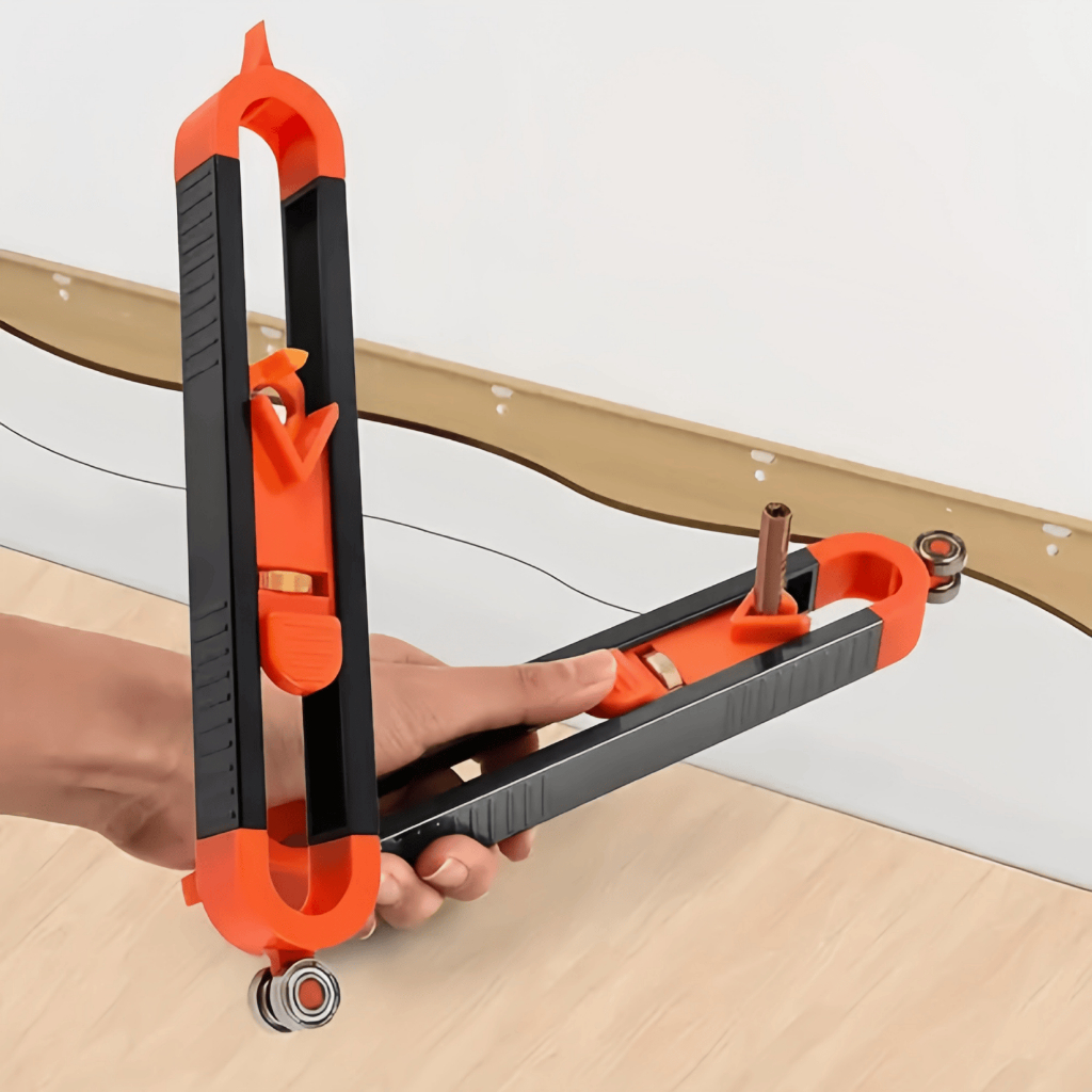 1pc Woodworking Measurement Tool Set-Profile Scribing Ruler With Lock ...