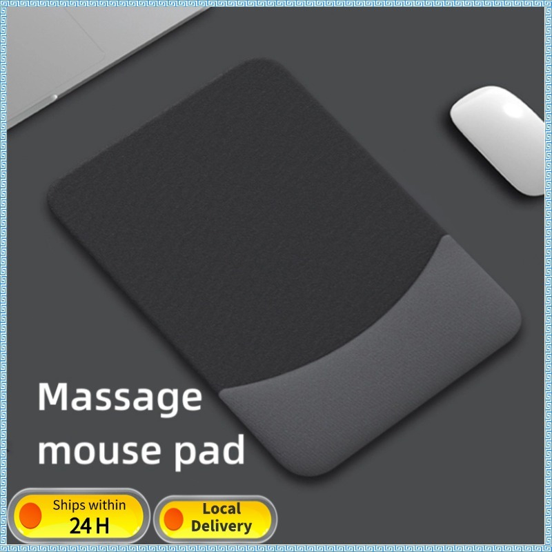 Mouse Pad With Wrist Support Anti-Slip Office Computer Desk Pad Soft ...