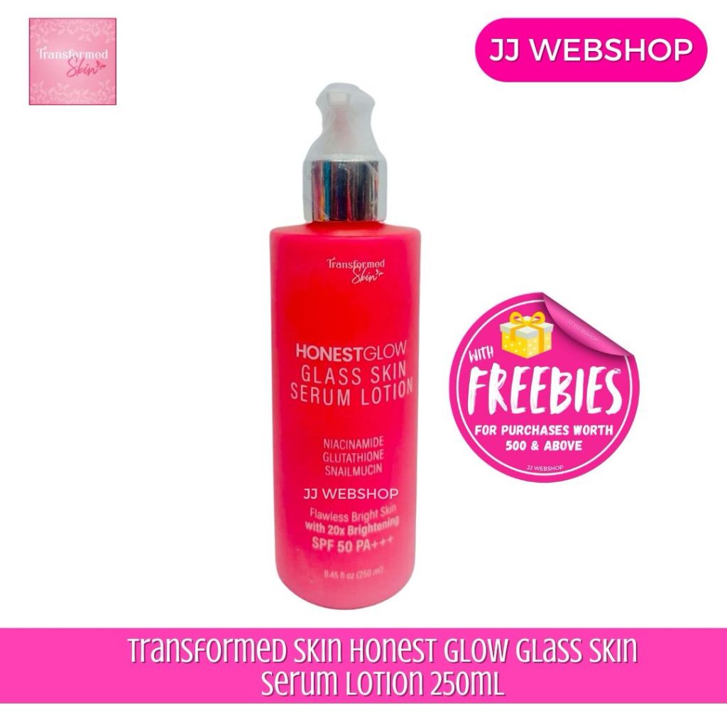 Transformed Skin Honest Glow Glass Skin Serum Lotion 250ml | Shopee ...