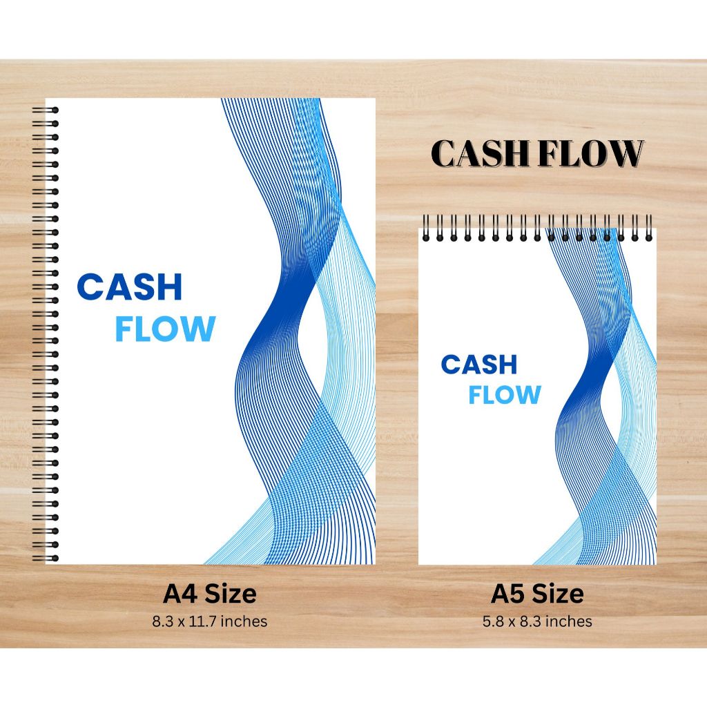 CASH FLOW • Laminated Cover • A5 / A4 size • 80gsm • 70 leaves • 140 ...