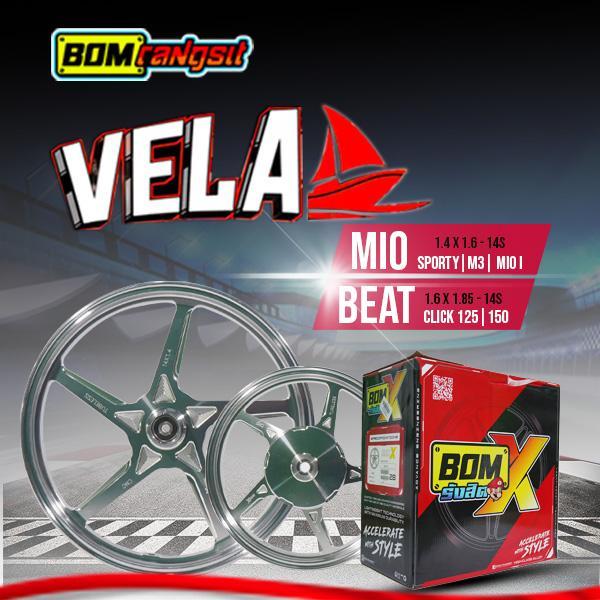 Bom Rangsit BomX Vela Cnc Mags Mio Sporty/M3/Click 125/150/Beat Fi 14s ...