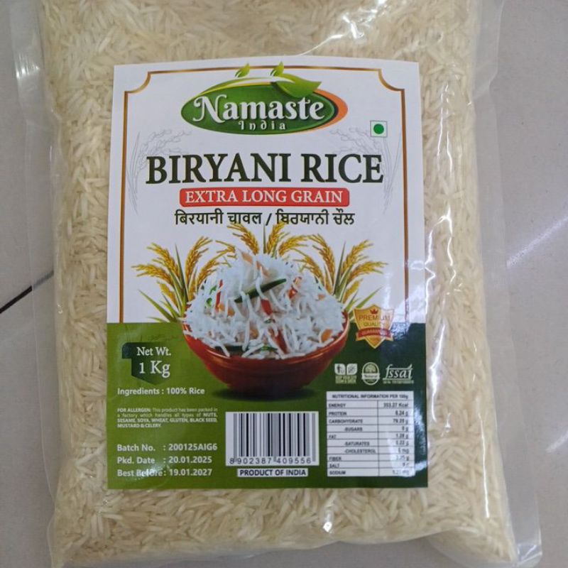 Namaste biryani rice 1kg | Shopee Philippines