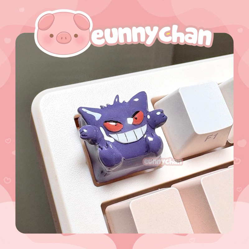 Pokemon Gengar Handmade Artisan Keycap by eunnychan | Shopee Philippines