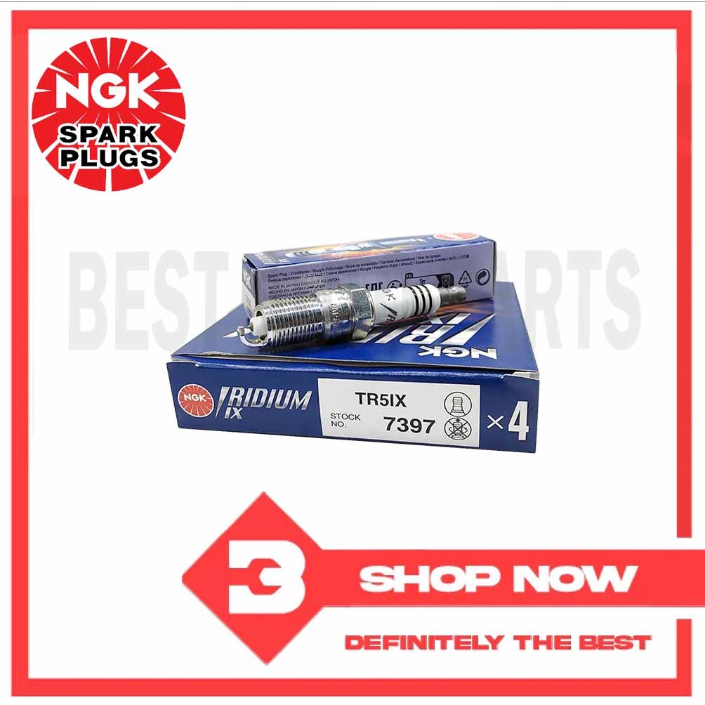 NGK TR5IX Iridium IX Spark Plug ( 4pcs / 1 Box ) | Shopee Philippines