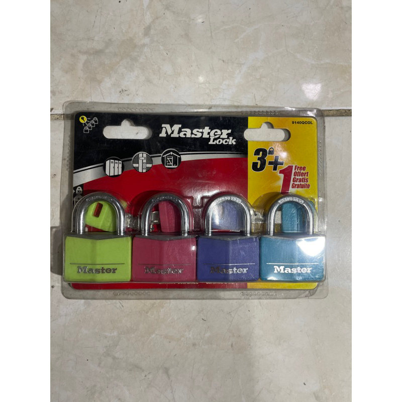 MASTER PADLOCK WITH COLOR colored pad lock | Shopee Philippines