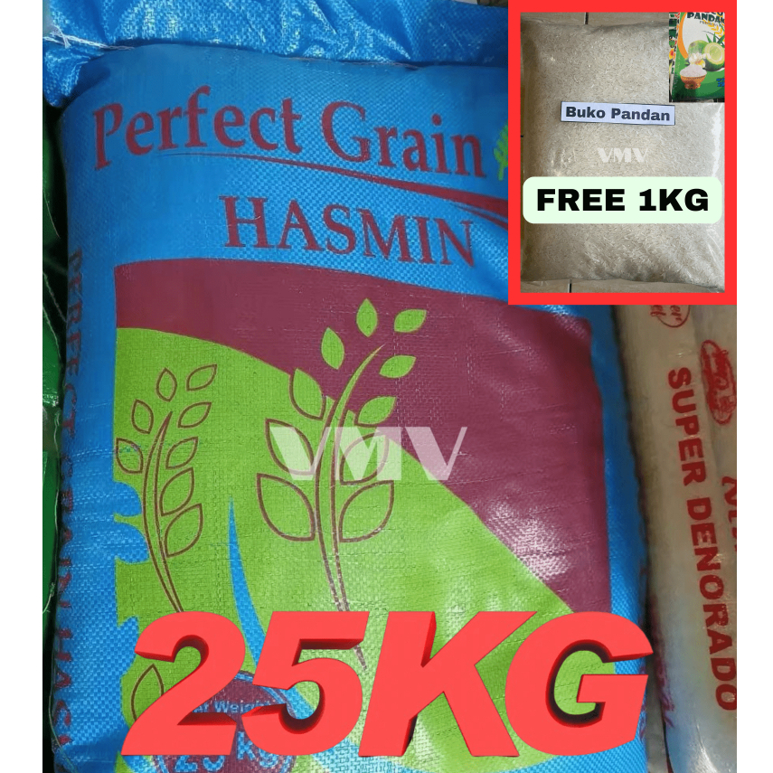 Perfect Grain HASMIN Premium Long Grain Rice 25kg | Shopee Philippines