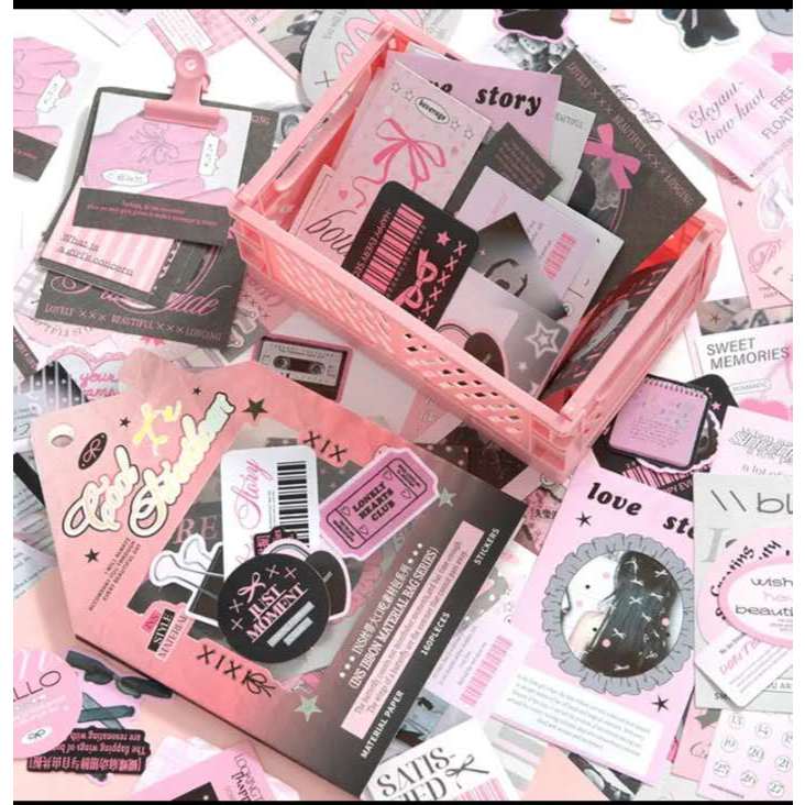 Metro 160 pcs ins ribbon korean fun sealing stickers handbook creative ...