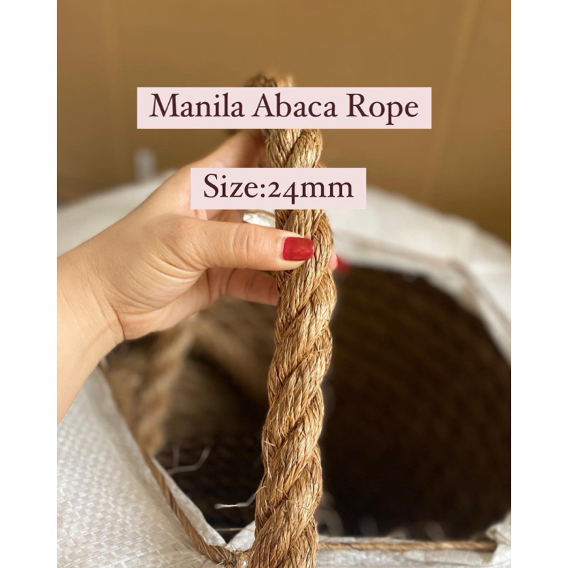 1inch/24mmx10meters)Manila Abaca Rope | Shopee Philippines