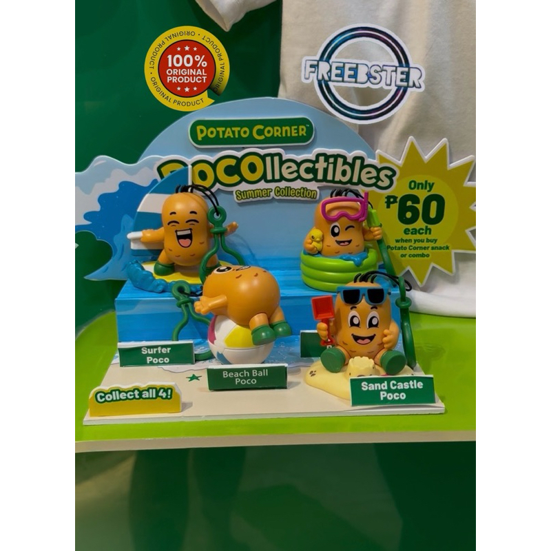 [100% Original] Potato Corner Toys (Pocollectibles Summer Collection ...