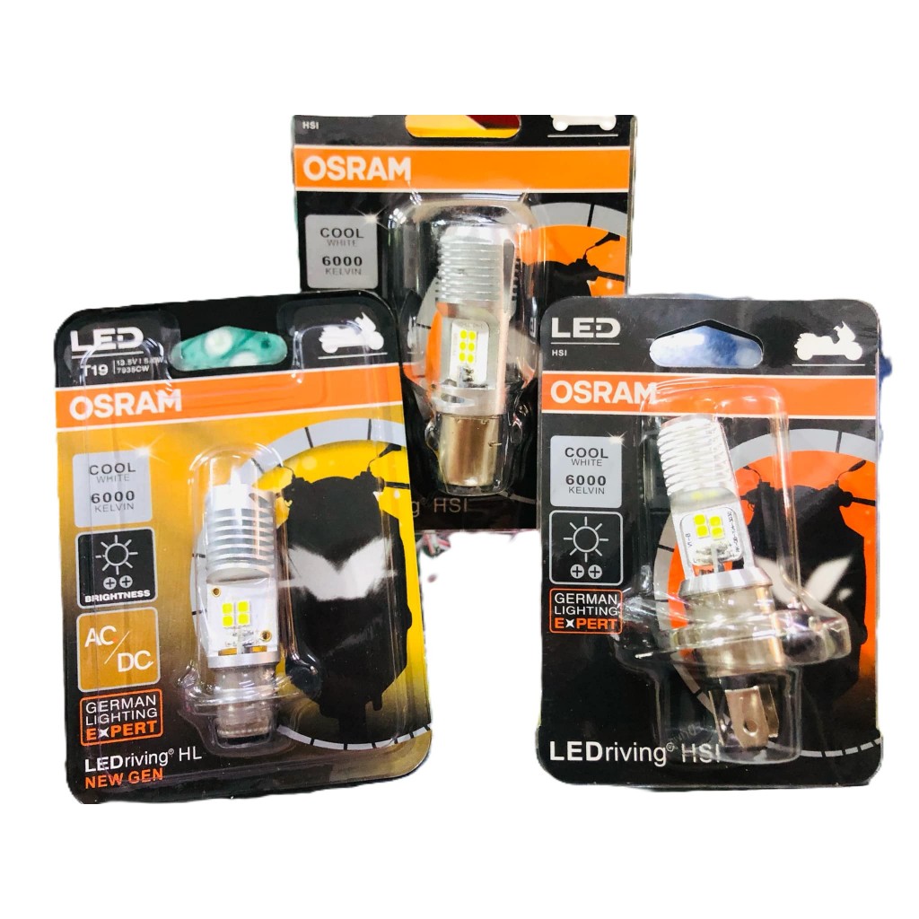 OSRAM LED LIGHT (COOL WHITE) FOR MOTORCYCLES | Shopee Philippines