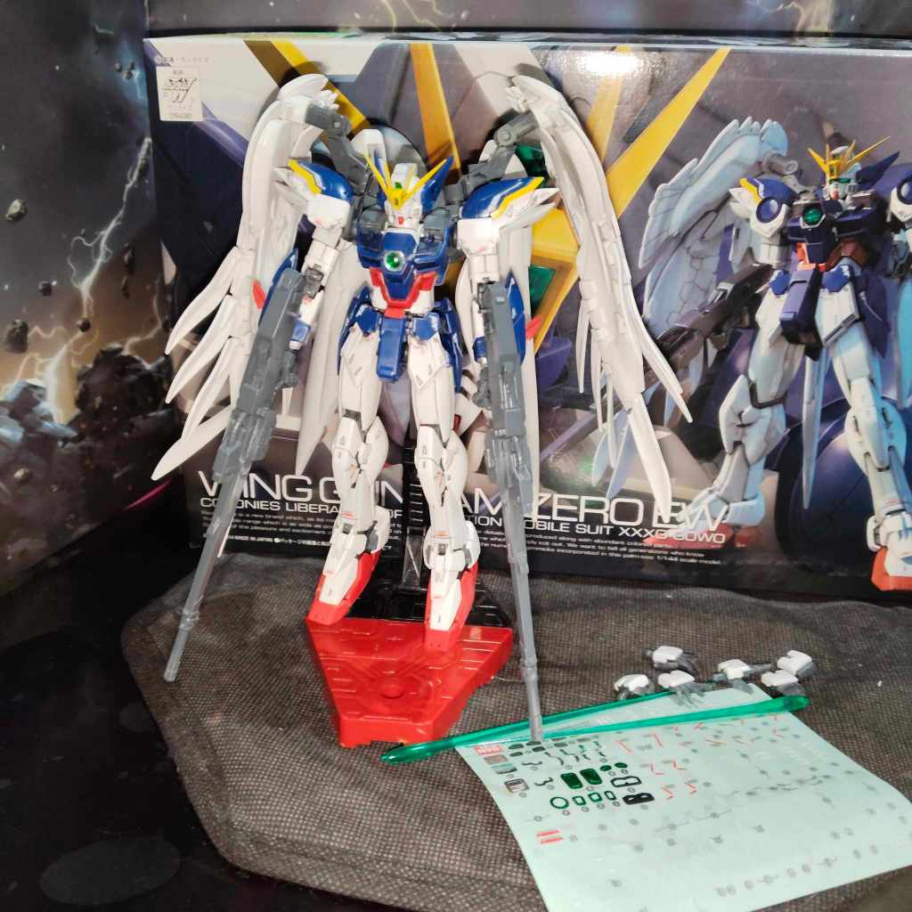 Gundam RG Wing Zero 1/144 Built with stand | Shopee Philippines