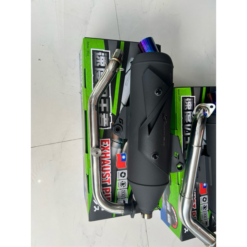 GRACING POWER PIPE 185CC/STOCK ENGINE BOLT ON FOR NMAX V2/ AEROX V2 ...
