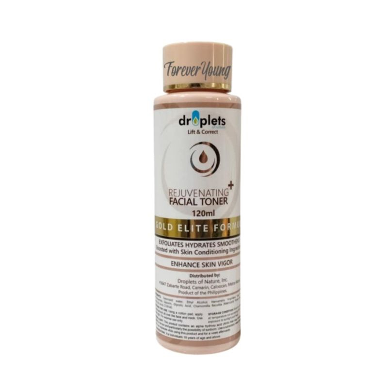 Droplets Rejuvenating Facial Toner Gold Elite Formula | Shopee Philippines