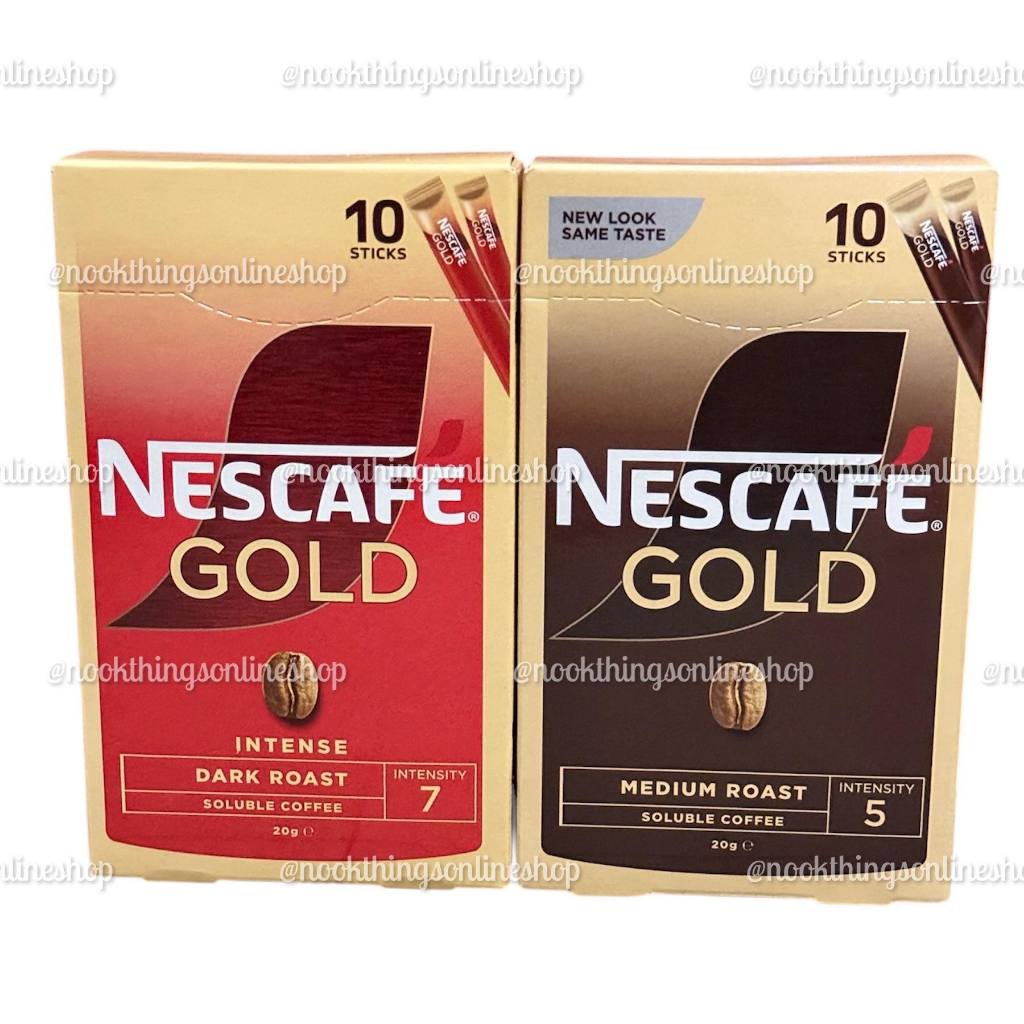 Nescafe Gold Soluble Coffee in Dark Roast/Intensity 7 and Medium Roast ...