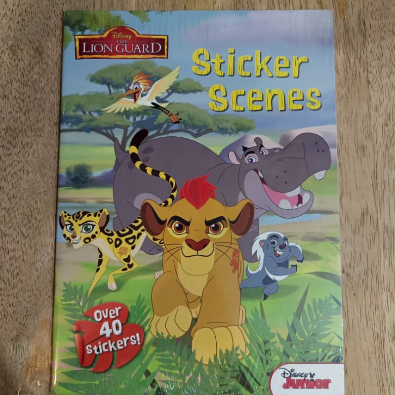 Disney Lion Guard Sticker Scenes – Over 40 Stickers (Sealed) | Shopee ...