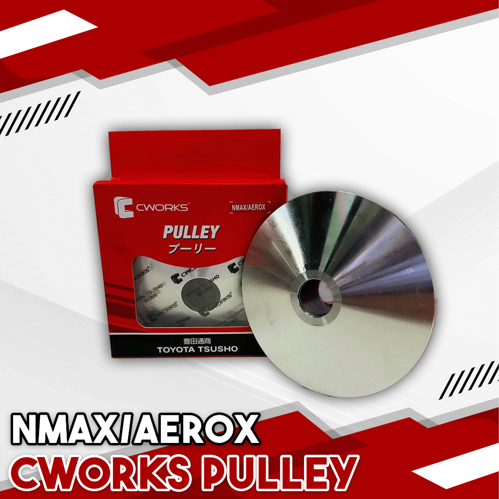 CWORKS PULLEY ONLY FOR NMAX/AEROX | CLICK 125/150 | MIO 125/M3 | BEAT ...