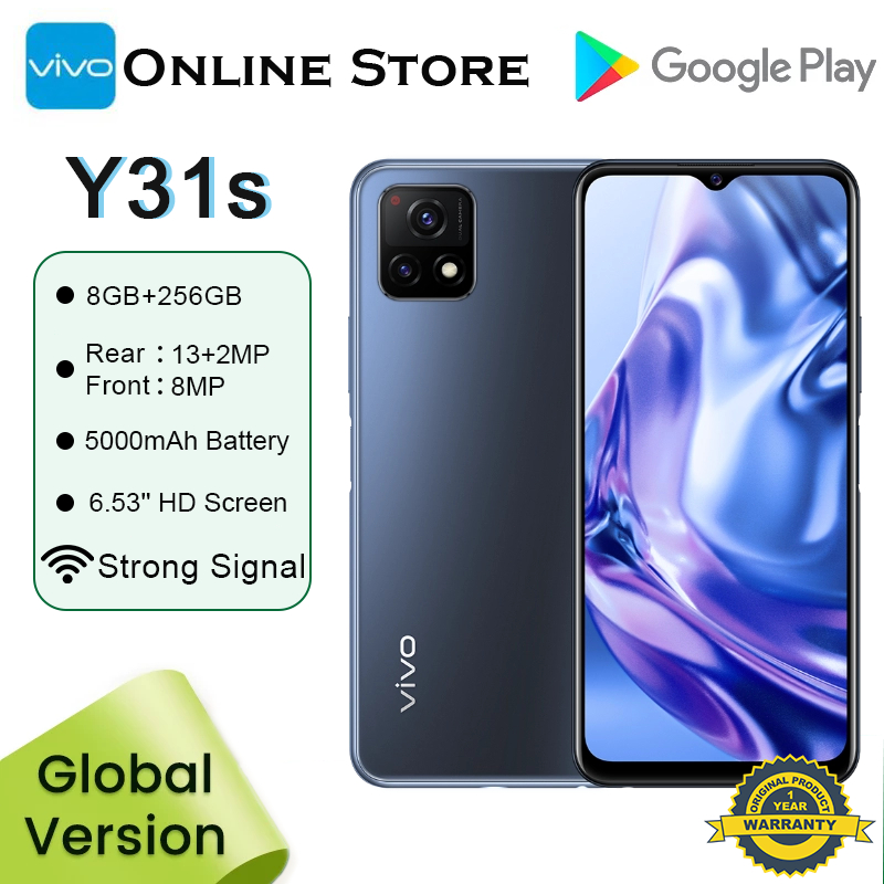 Original Y31s 5G Cellphone 8GB 256GB Snapdragon 480 5000mAh Battery Smartphone 90Hz Android Cod ...