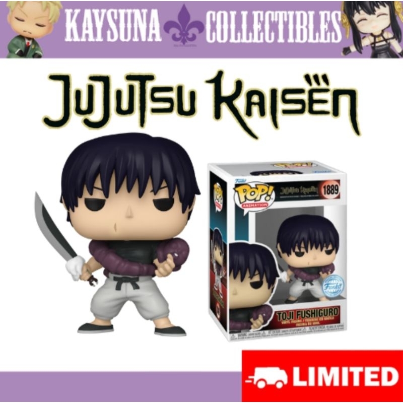 Jujutsu Kaisen Authentic Funko pop Toji Fushiguro (Special Edition ...