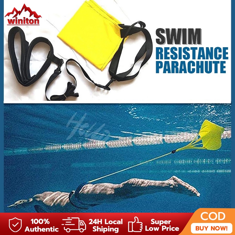 Resistance Parachute Portable Swimming Parachute Water Drag Sports ...