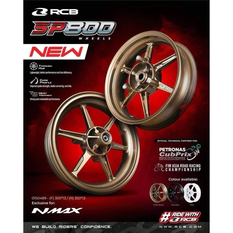 RCB MAGS SP800 YAMAHA NMAX V2 13" (RB6) | Shopee Philippines